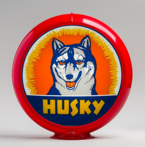 Husky Gas Pump Globe w/out Light / Husky Gas Pump Globes / Gas Pumps