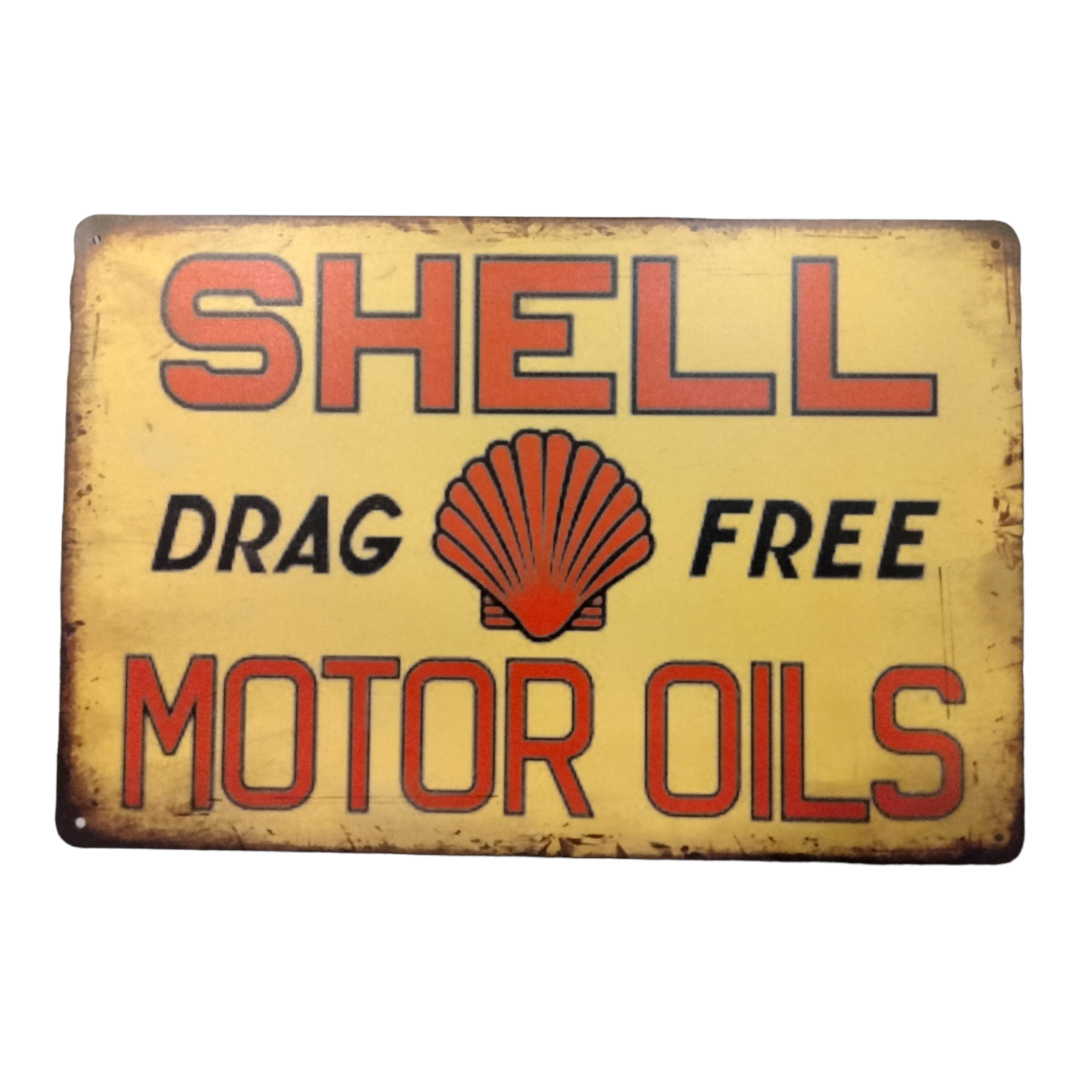 Shell Sign / Vintage Shell Signs / Motor Oils Petro