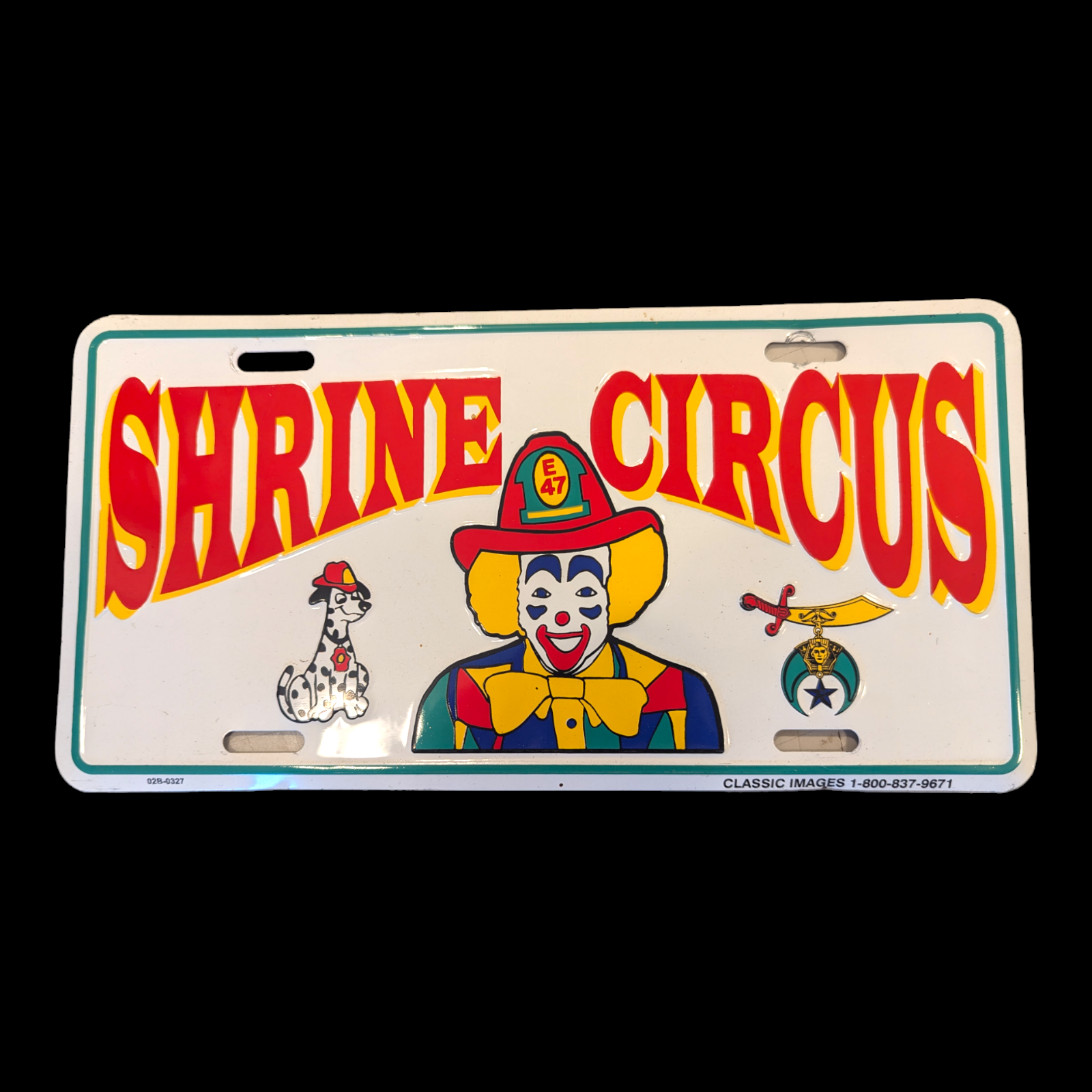 Shrine Circus License Plates / 1982-2002 / Circus / Lion / Elephant ...