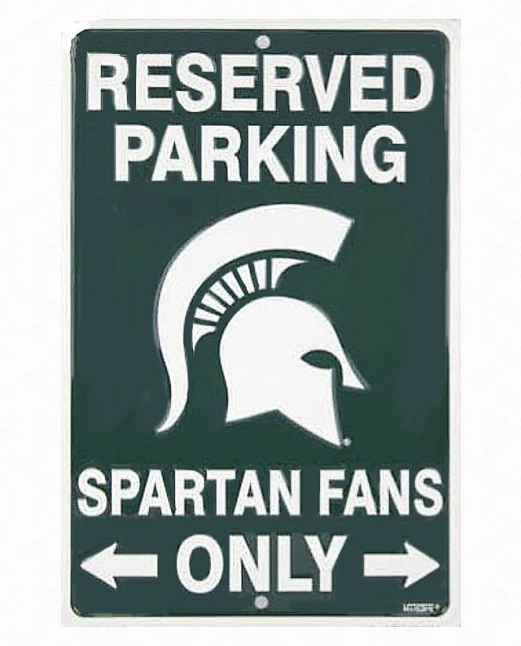 Licensed Michigan State University Signs / MSU Spartans / Parking Signs ...