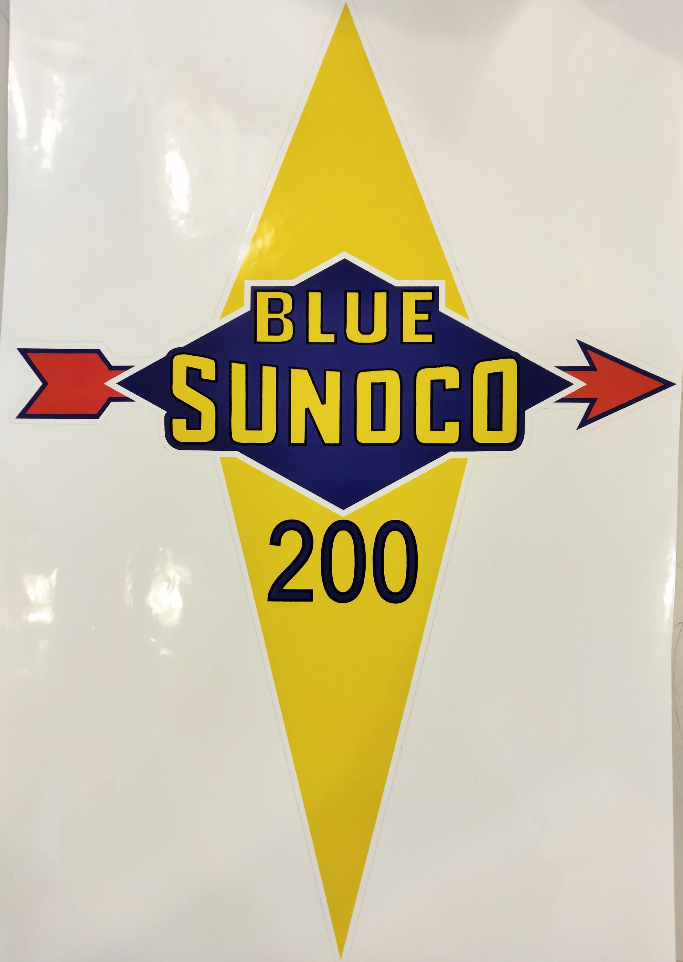 Sunoco Decal / Blue Sunoco Decals / Petro / Gas Pump / Classic ...
