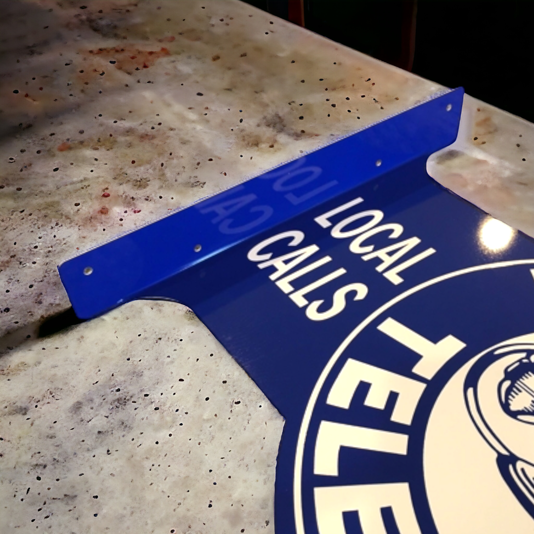 Flange Signs / Public Telephone Flange Sign / Gifts for him / Gifts for ...