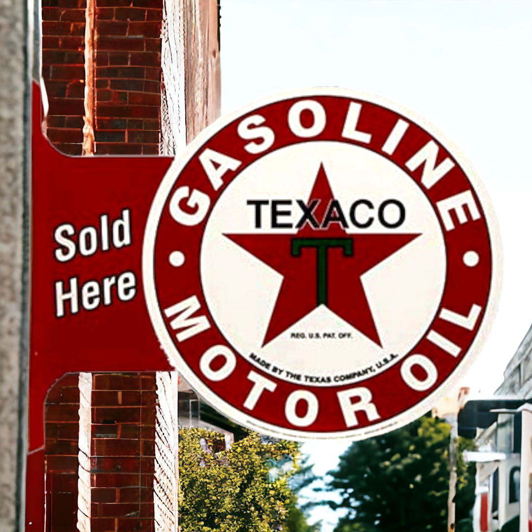Texaco Signs / Texaco Sign / Flange Signs / Texaco Flange Sign / Gifts ...