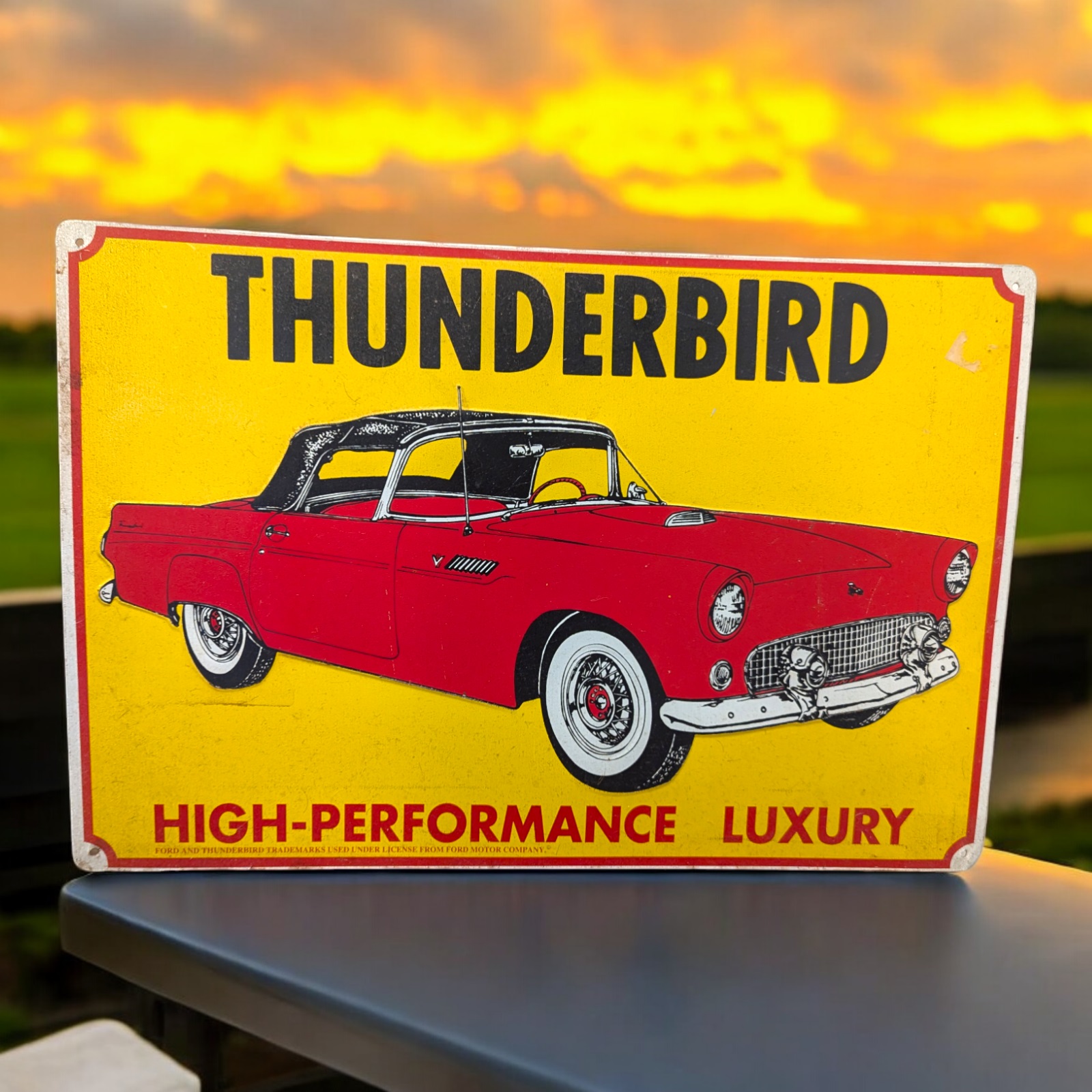 Thunderbird Sign / High-Performance / Luxury / Embossed