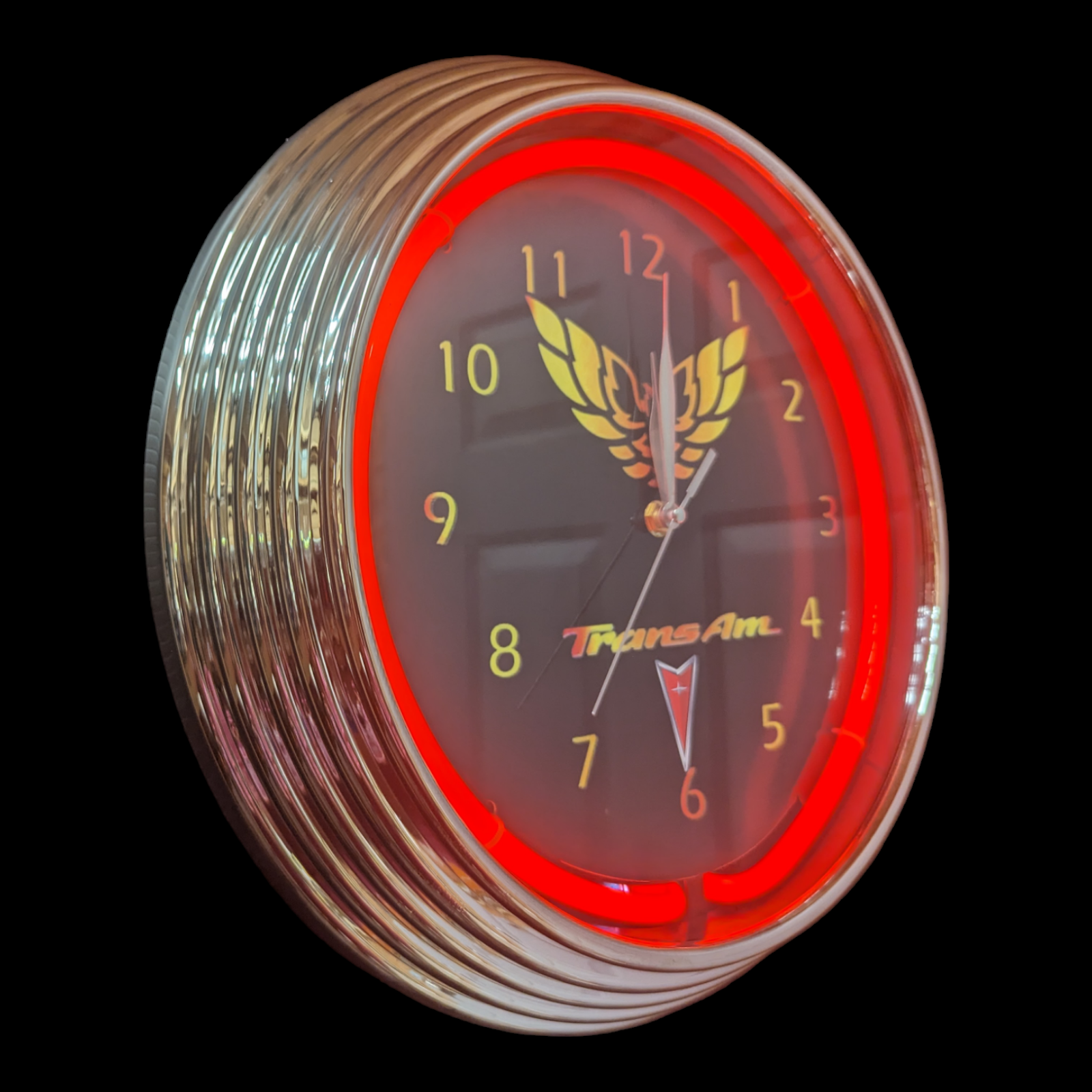 Trans Am Neon Clock / Neon Clock / Dealerships / Pontiac/ Firebird
