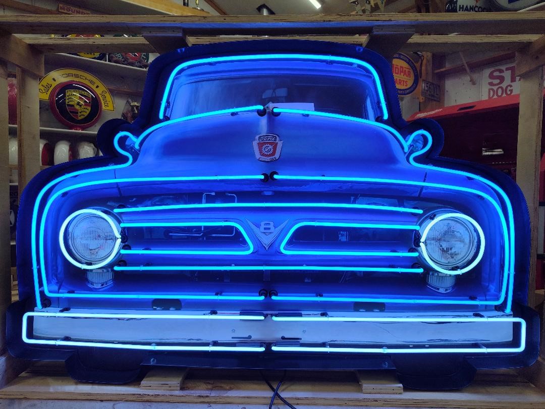 Ford Truck Neon Sign / Ford V8 Truck Grill Neon Signs