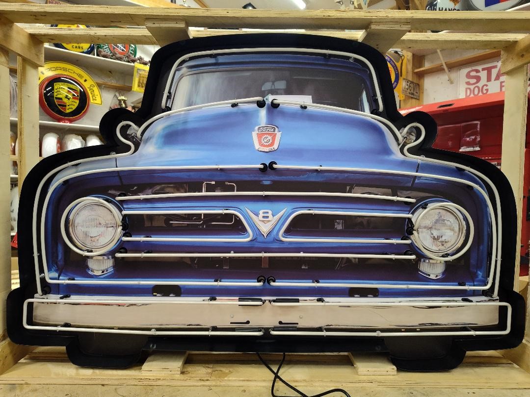 Ford Truck Neon Sign / Ford V8 Truck Grill Neon Signs