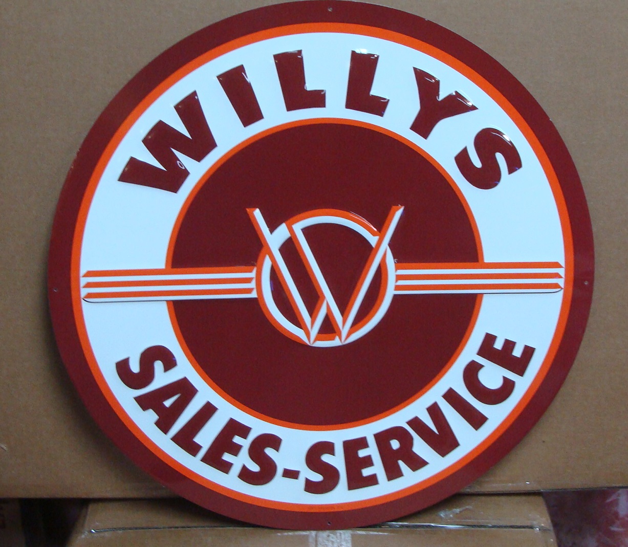 Willys Signs / Willys Sales Service / Willys Sales Service Metal ...