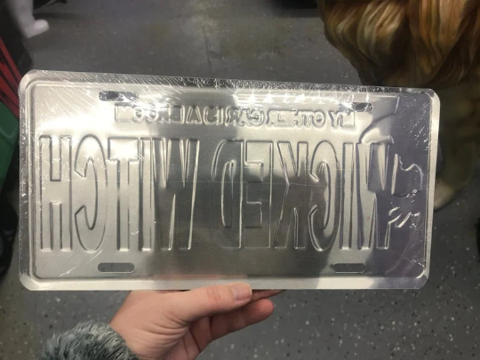 Wicked Witch License Plate / Wicked Witch Vanity Plate / Witch Signs