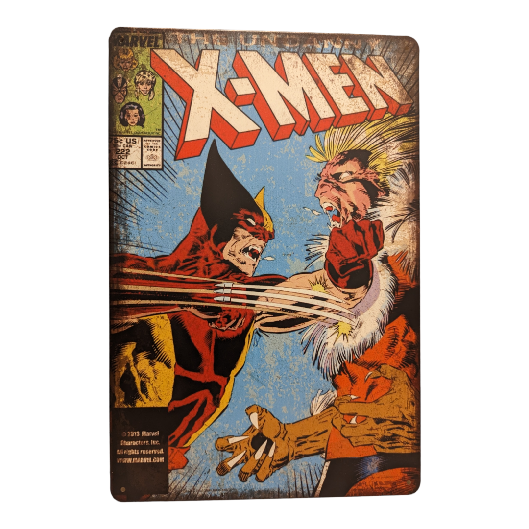 X-Men Sign / Wolverine Sign / Super Hero Signs / Marvel Comic Sign