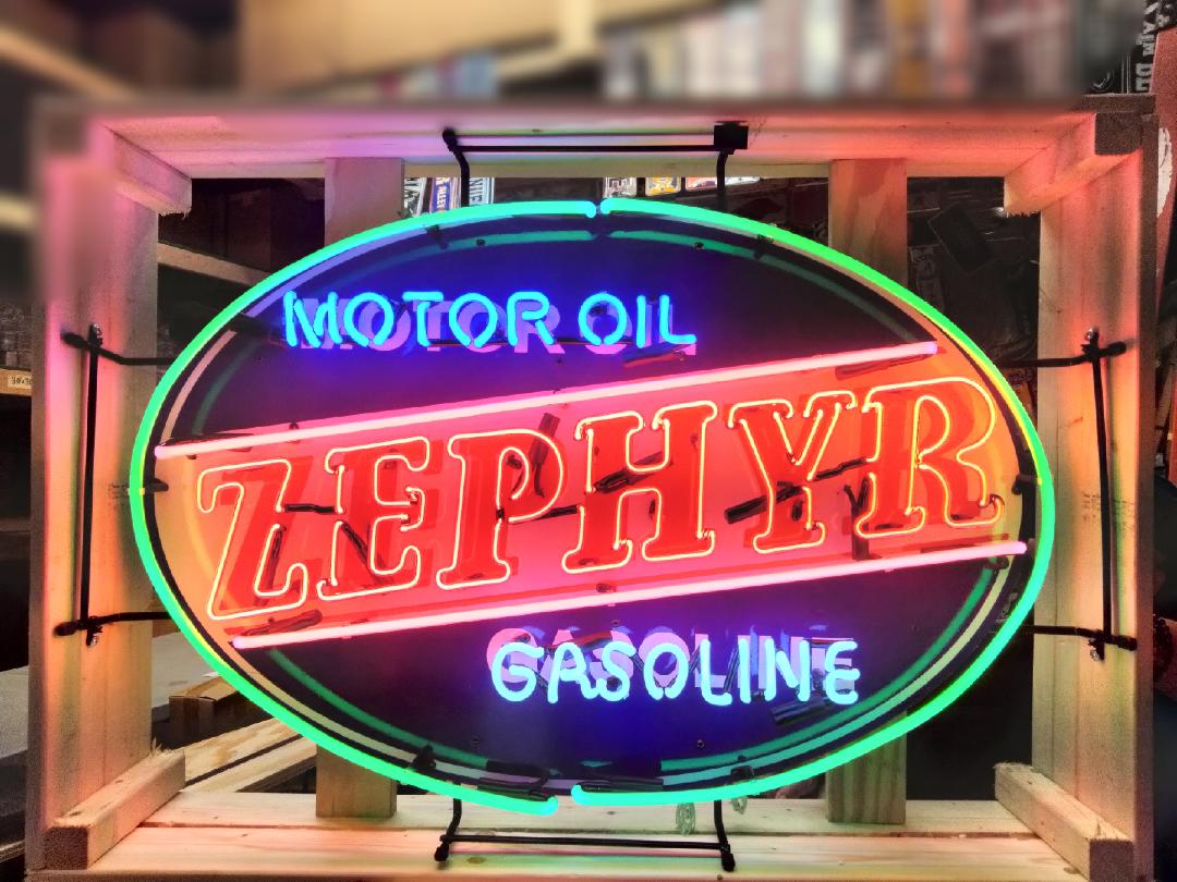Zephyr Neon Sign / Gas Station Signs / Zephyr Neons