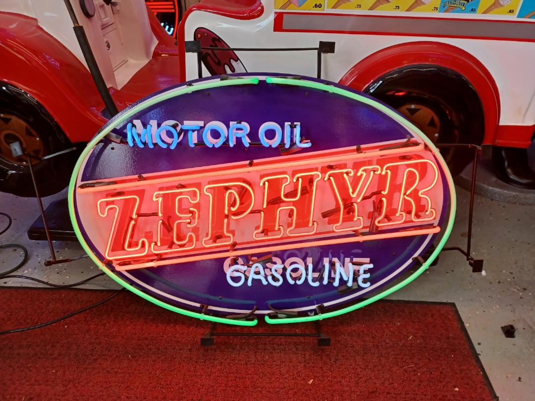 Zephyr Neon Sign / Gas Station Signs / Zephyr Neons