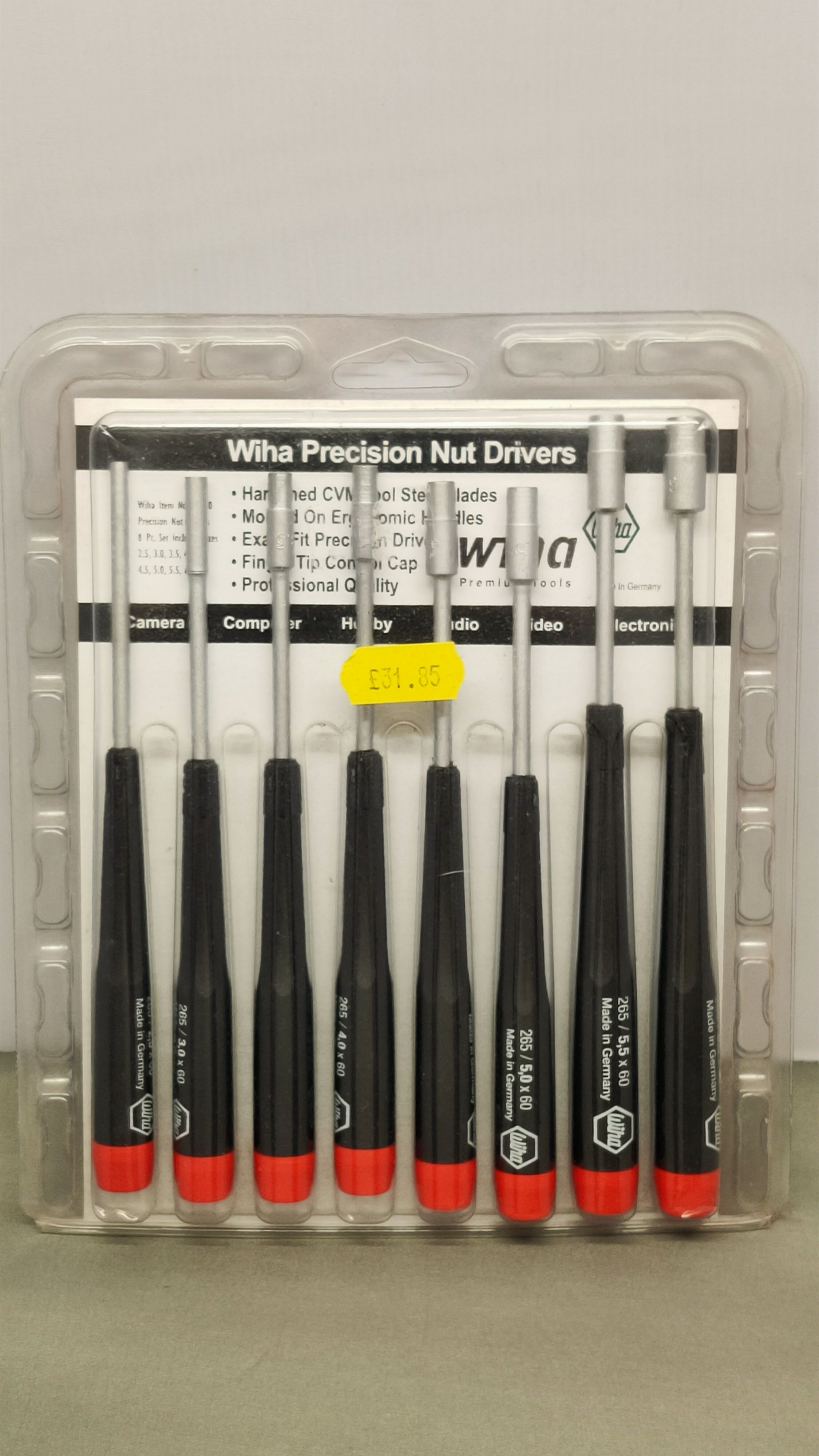Wiha. Precision nut drivers 8 piece set