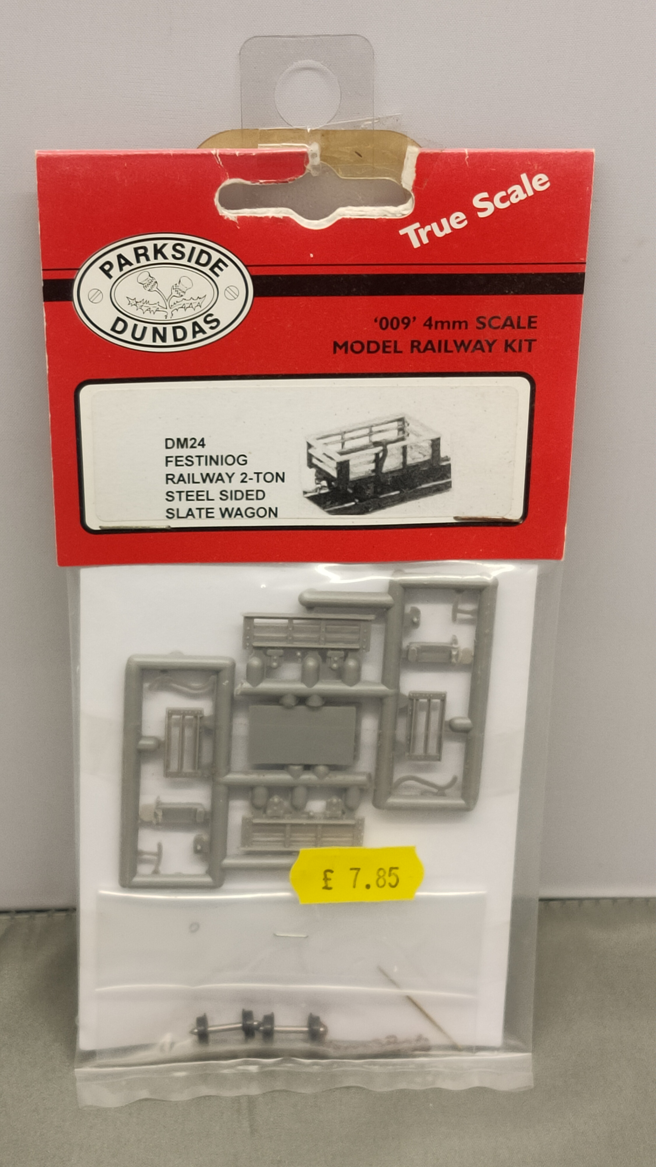 Dundas Models 009. Festiniog Railway 2 ton steel sided slate wagon kit