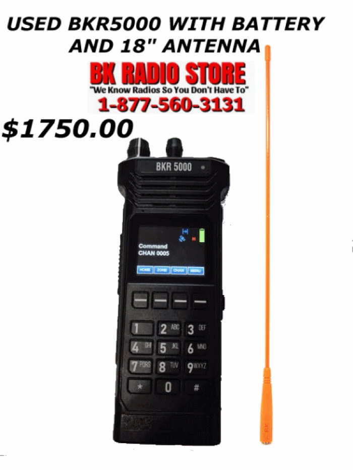 Used BKR5000 Radio and ANT