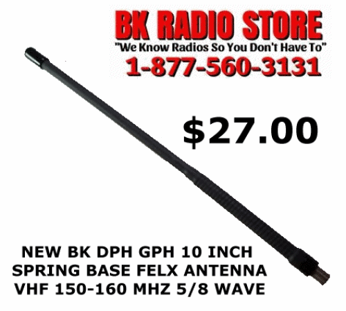 Replacement DPH GPH Flex Antenna 10"