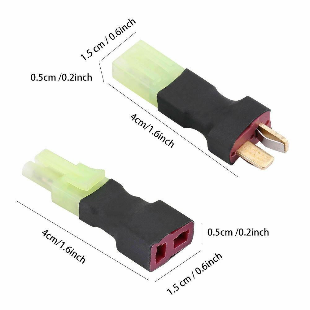 RC Battery Connector Deans T Plug Mini Tamiya Female Male Adapter