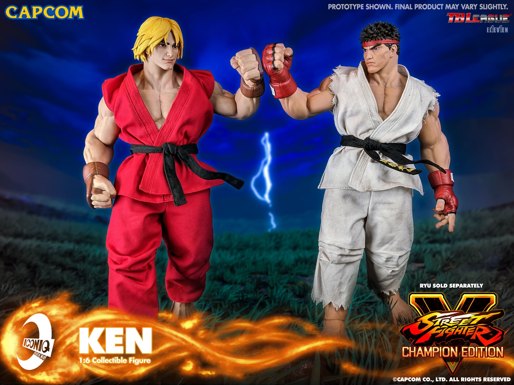 ICONIQ STUDIOS - Ken Masters - 1/6 Scale Street Fighter Collectible Figure