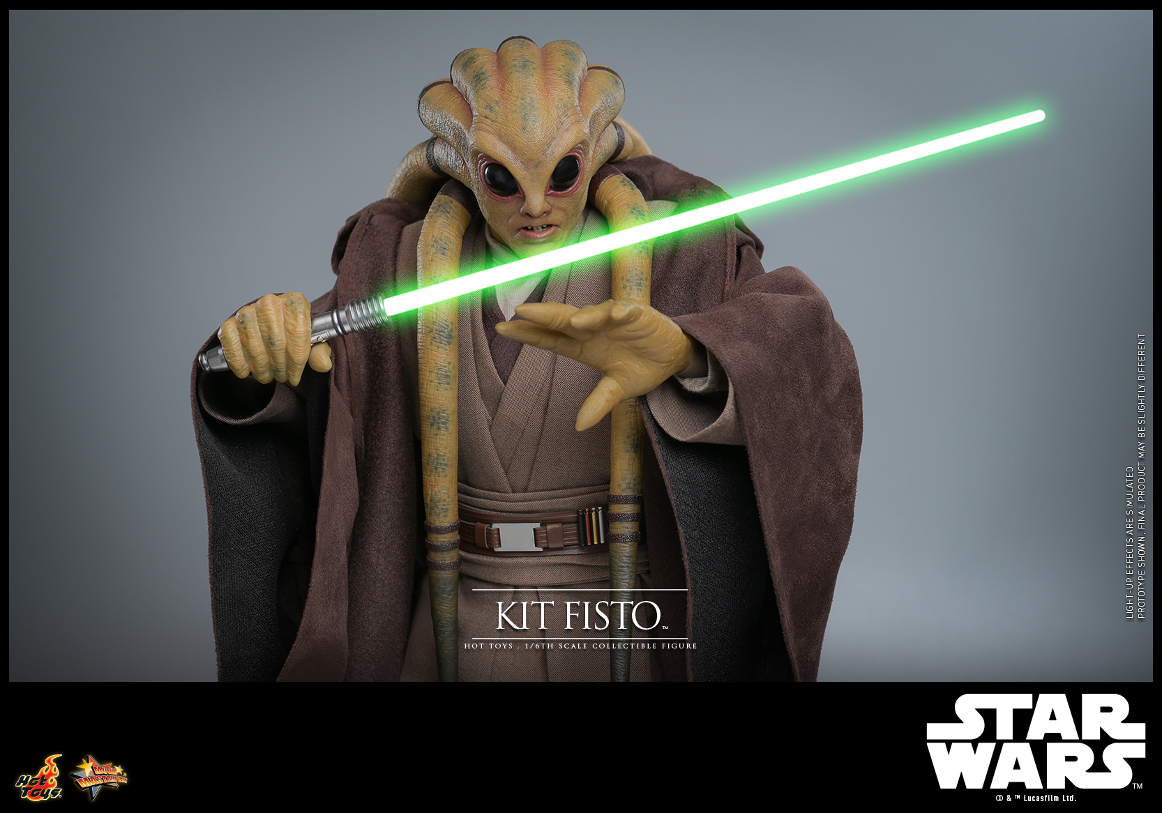Hot Toys – Star War Episode III: Revenge of the Sith - 1/6th scale Kit Fisto Collectible Figure