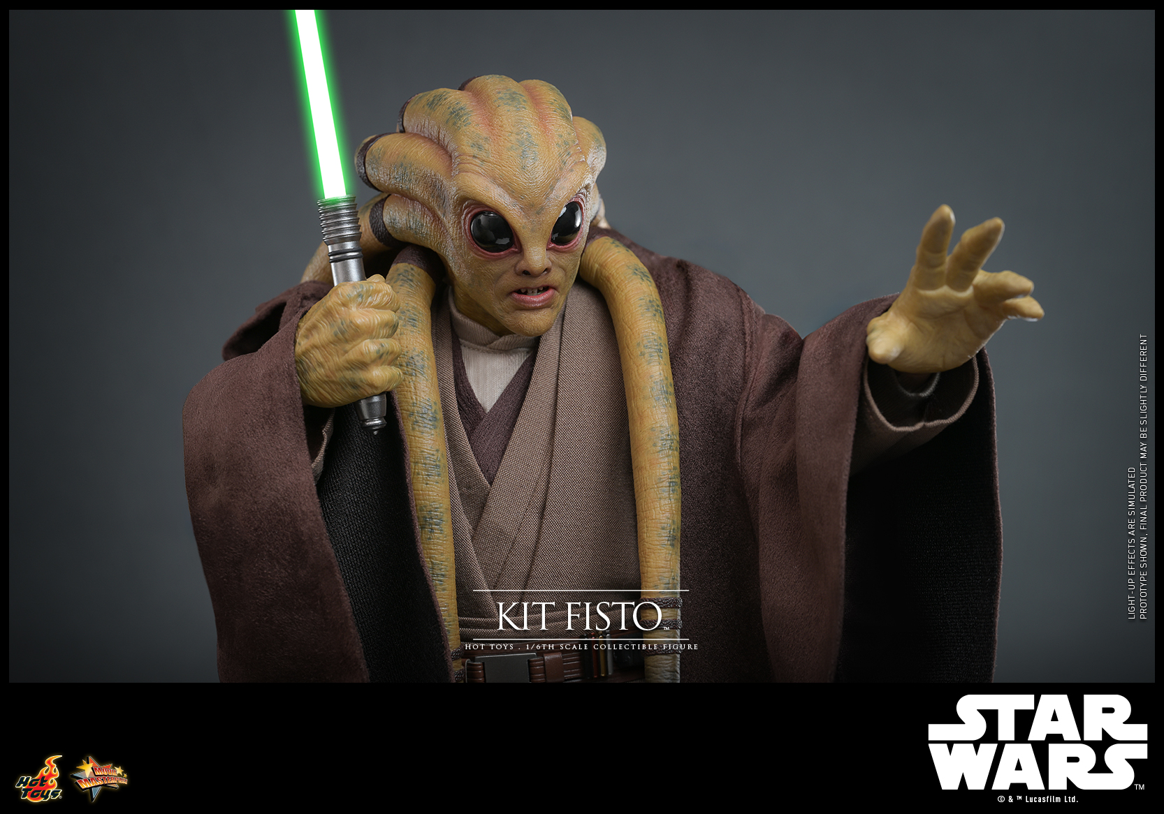 Hot Toys – Star War Episode III: Revenge of the Sith - 1/6th scale Kit Fisto Collectible Figure