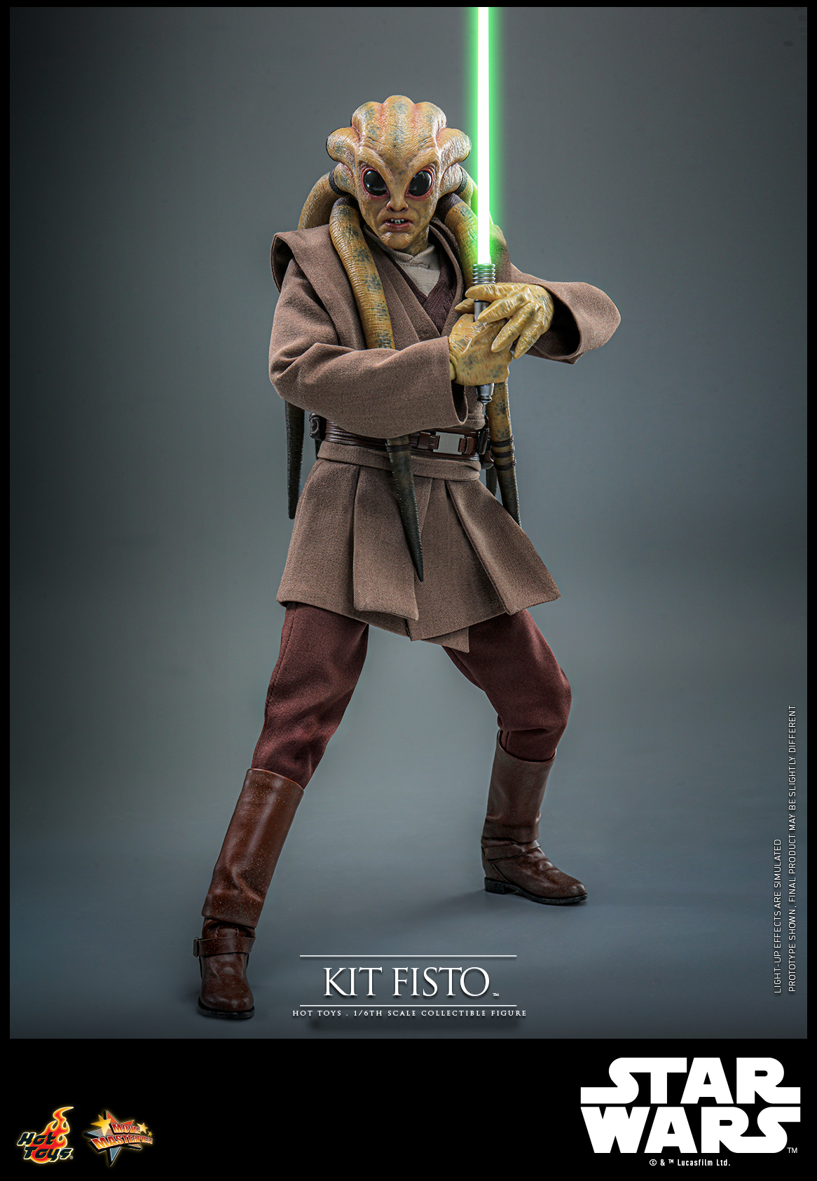 Hot Toys – Star War Episode III: Revenge of the Sith - 1/6th scale Kit Fisto Collectible Figure
