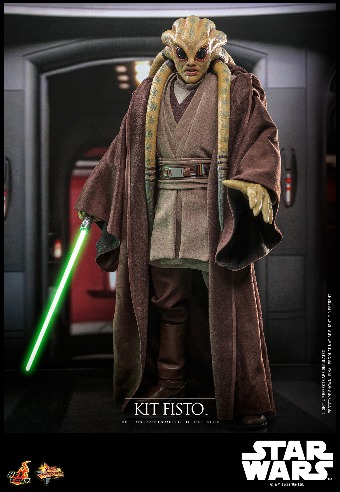 Hot Toys – Star War Episode III: Revenge of the Sith - 1/6th scale Kit Fisto Collectible Figure