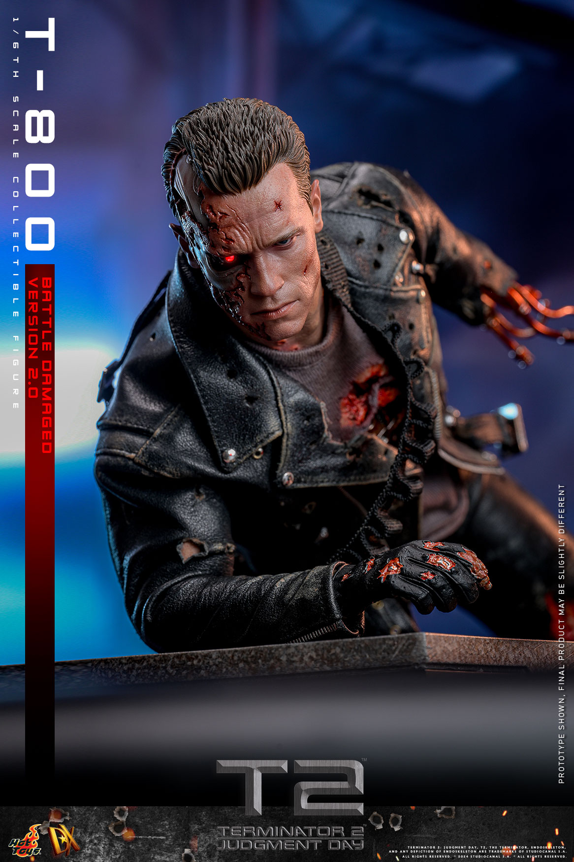 Hot Toys – Terminator 2: Judgment Day - 1/6th scale T-800 (Battle ...