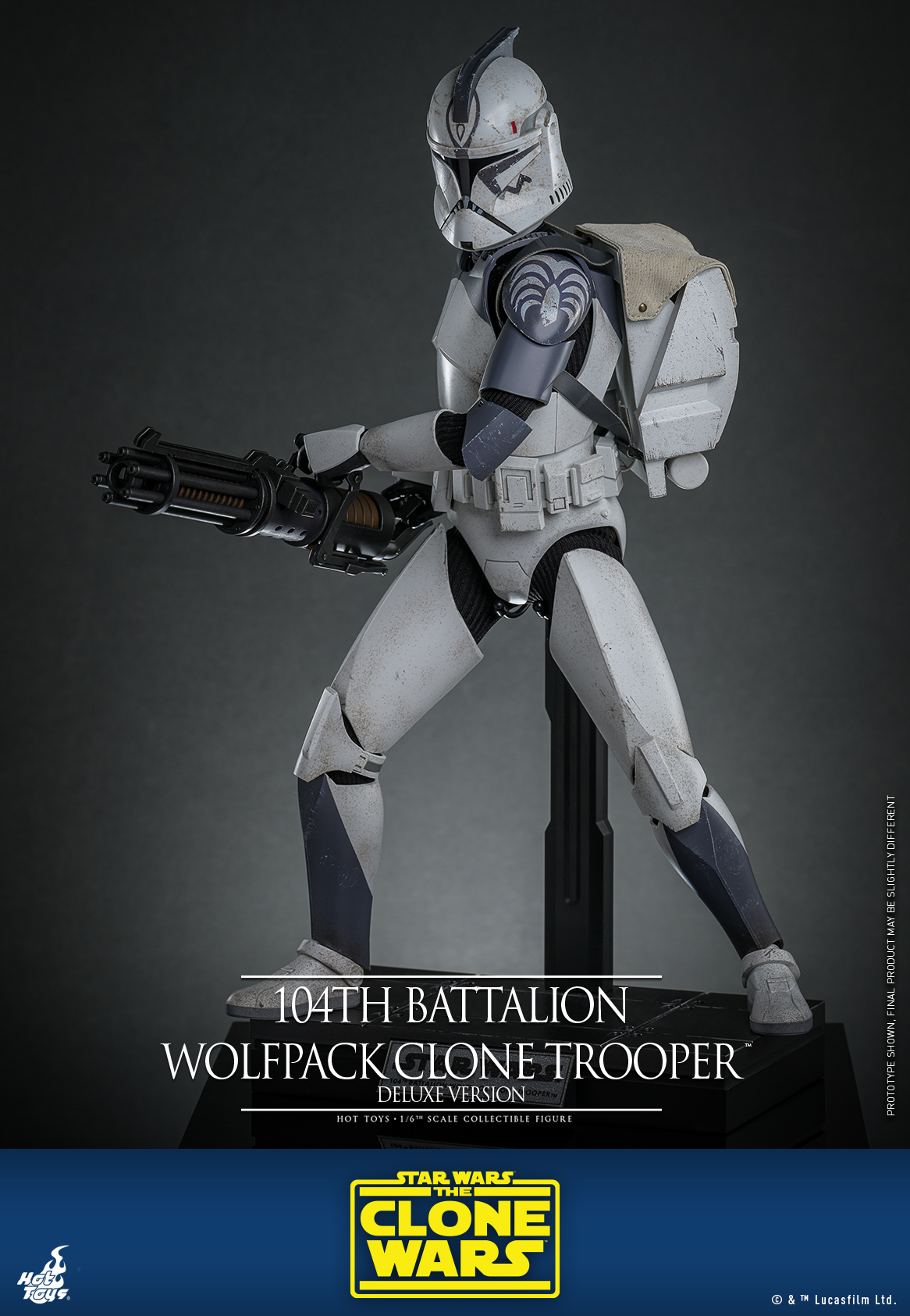 Hot Toys – Star Wars: The Clone Wars - 104th Battalion Wolfpack Clone ...