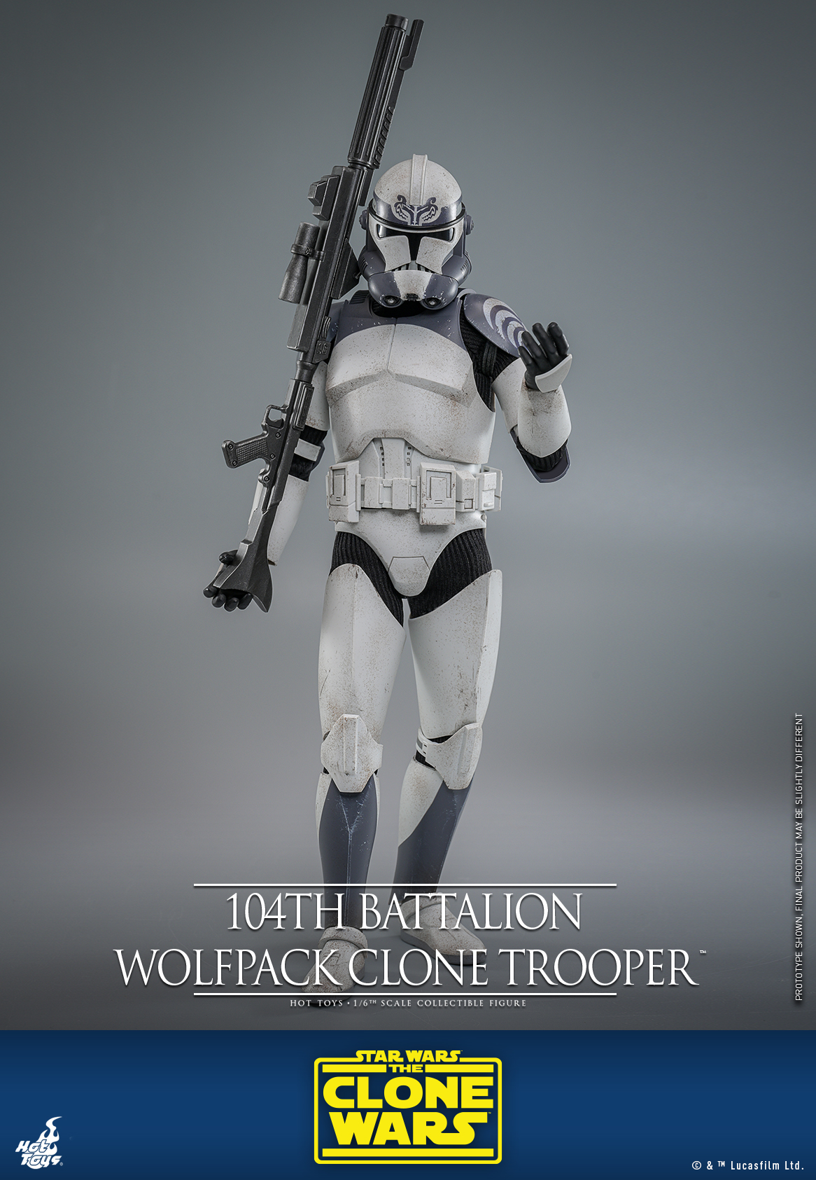 Hot Toys - Star Wars: The Clone Wars - 104th Battalion Wolfpack Clone Trooper Collectible