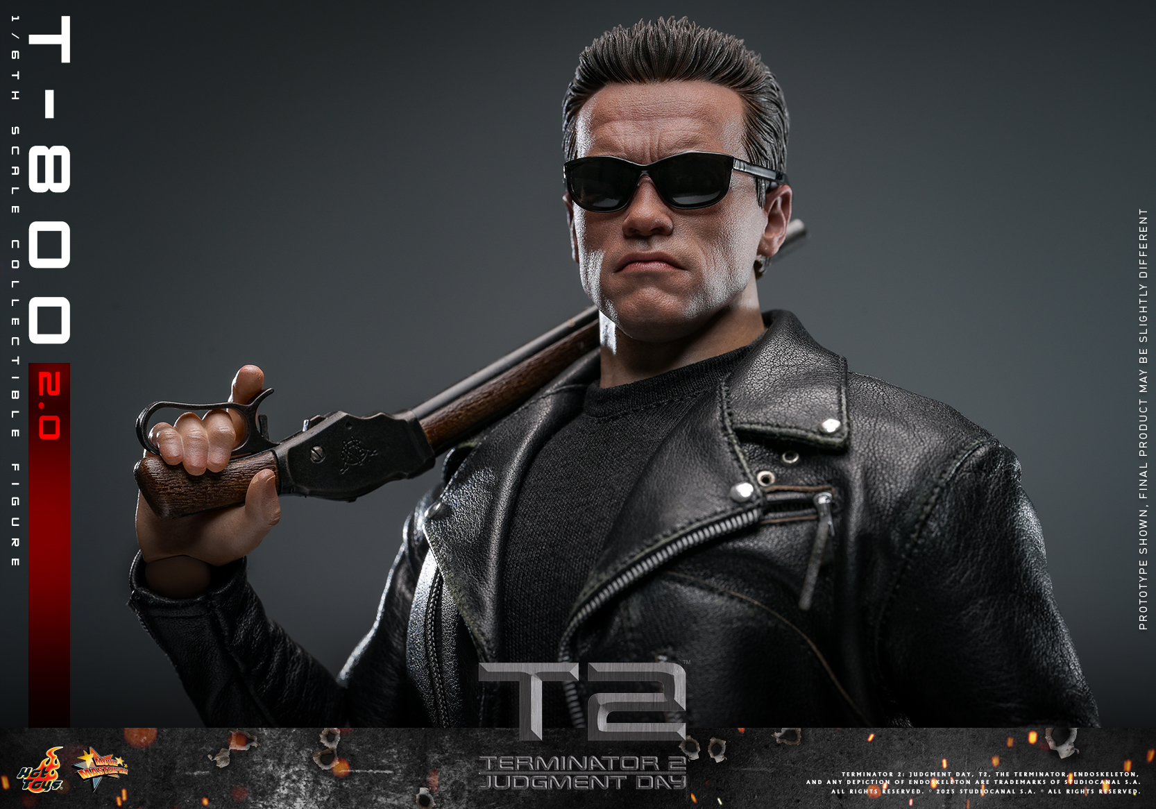 Hot Toys - Terminator 2: Judgment Day - 1/6th scale T-800 (2.0 ...