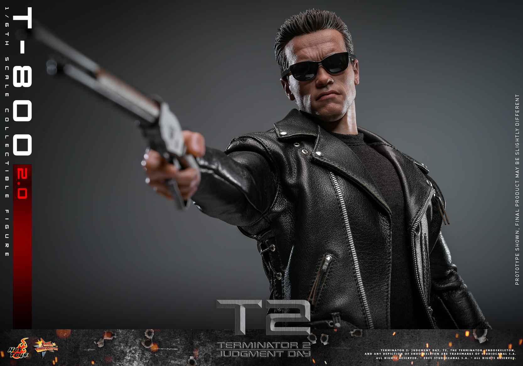 Hot Toys - Terminator 2: Judgment Day - 1/6th scale T-800 (2.0 ...