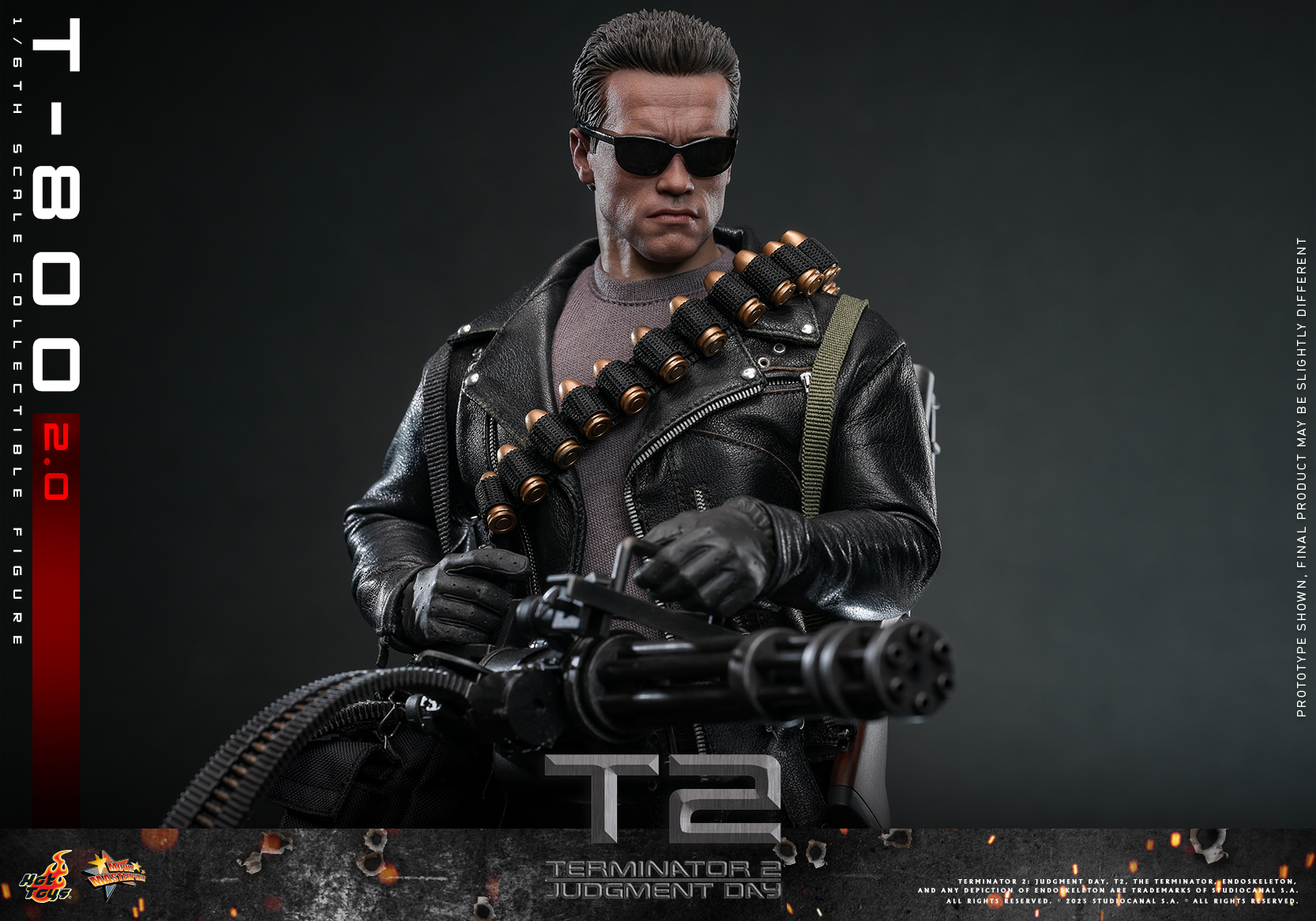 Hot Toys - Terminator 2: Judgment Day - 1/6th scale T-800 (2.0 ...