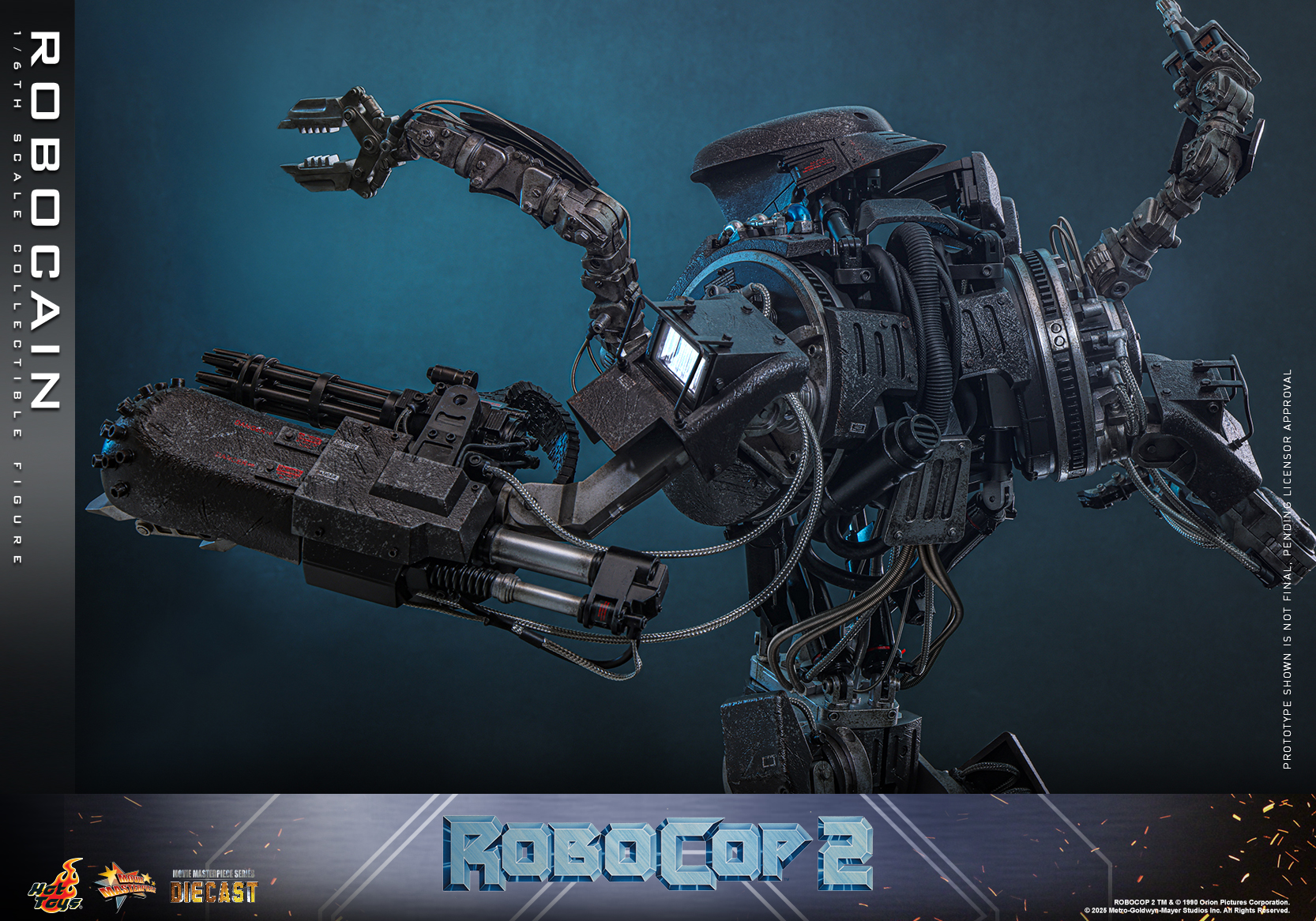 Hot Toys - RoboCop 2 - 1/6th scale RoboCain Collectible Figure