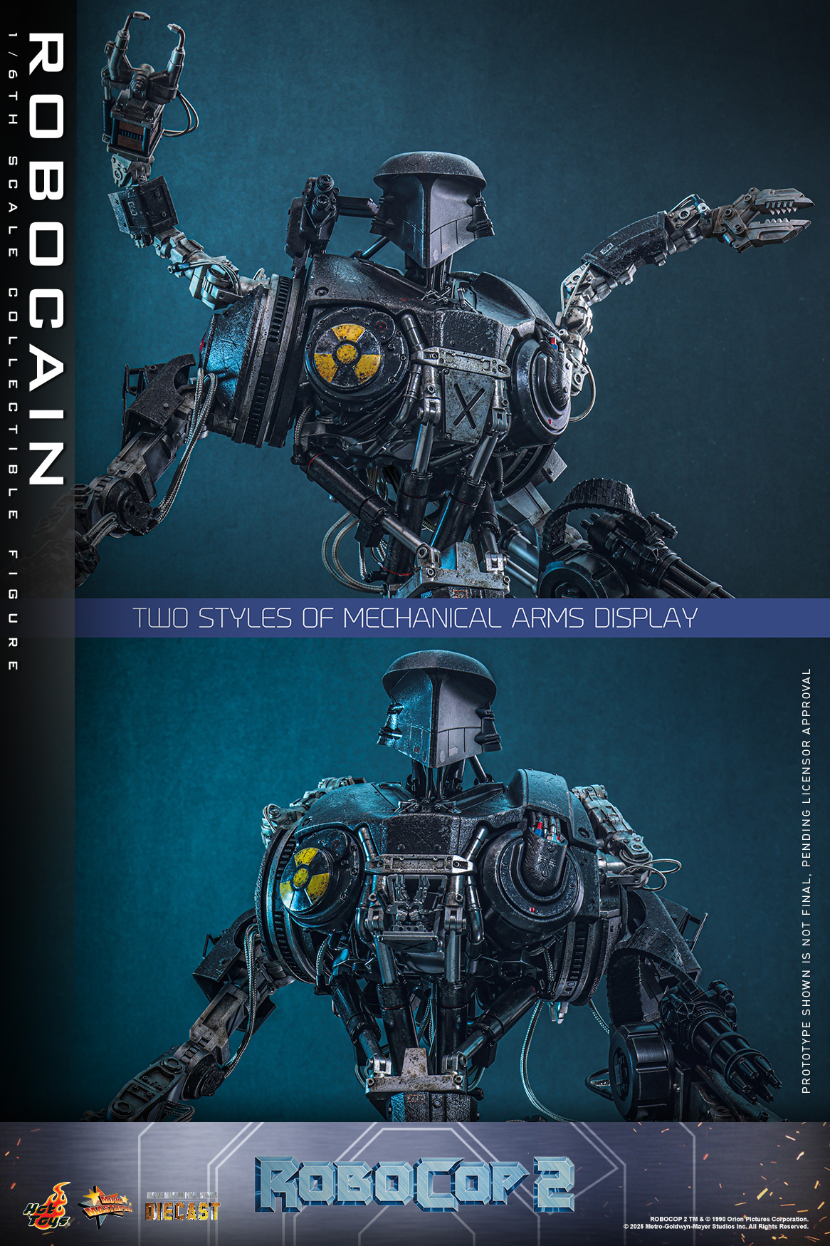 Hot Toys - RoboCop 2 - 1/6th scale RoboCain Collectible Figure