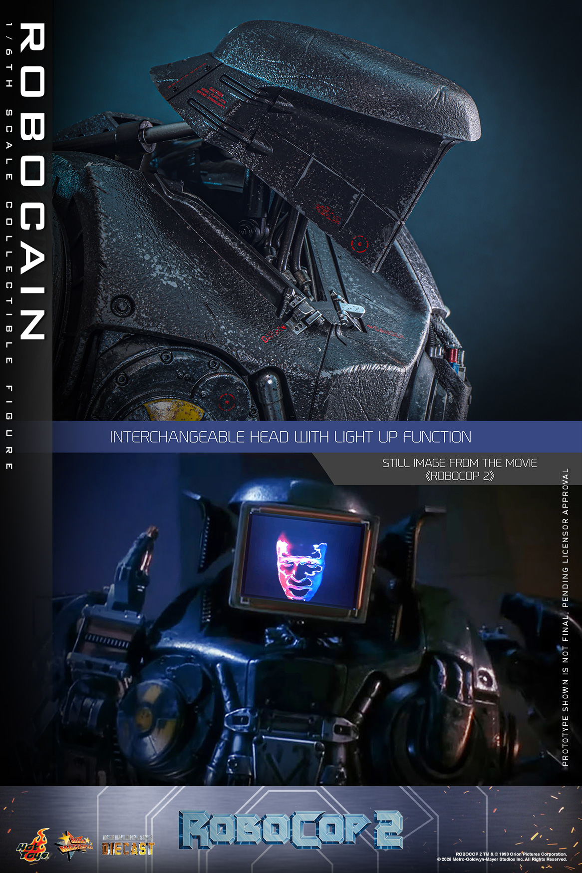 Hot Toys - RoboCop 2 - 1/6th scale RoboCain Collectible Figure