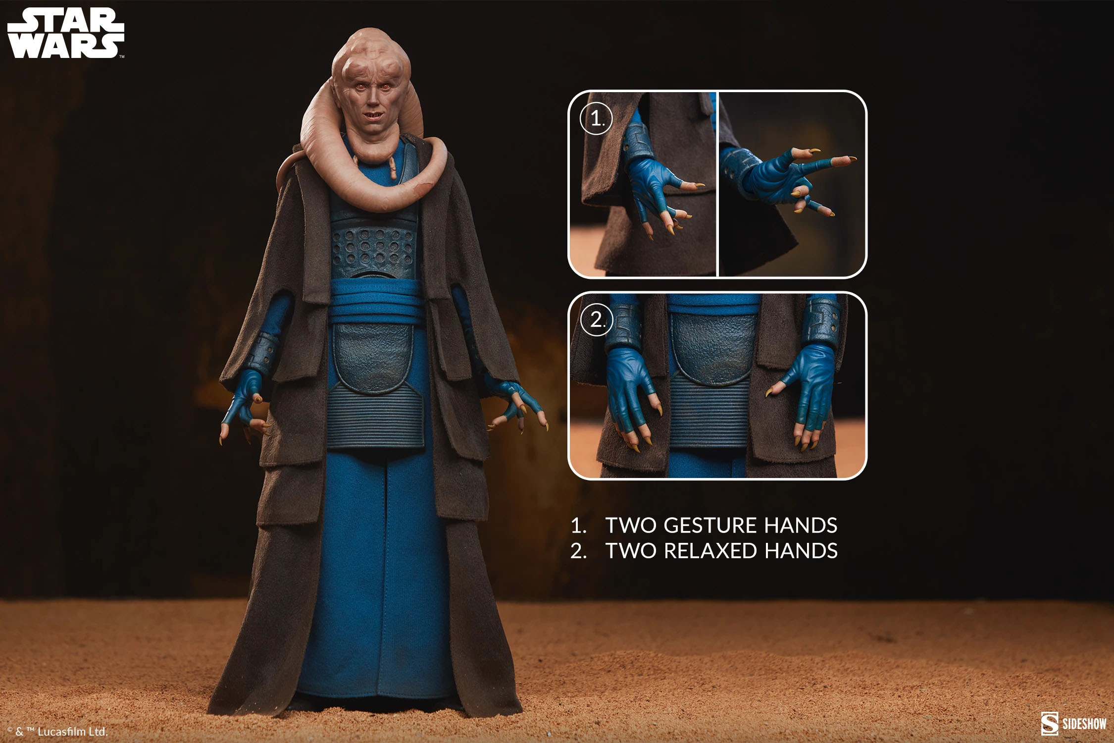 Bib Fortuna One Sixth Scale Collectable Figure Sideshow