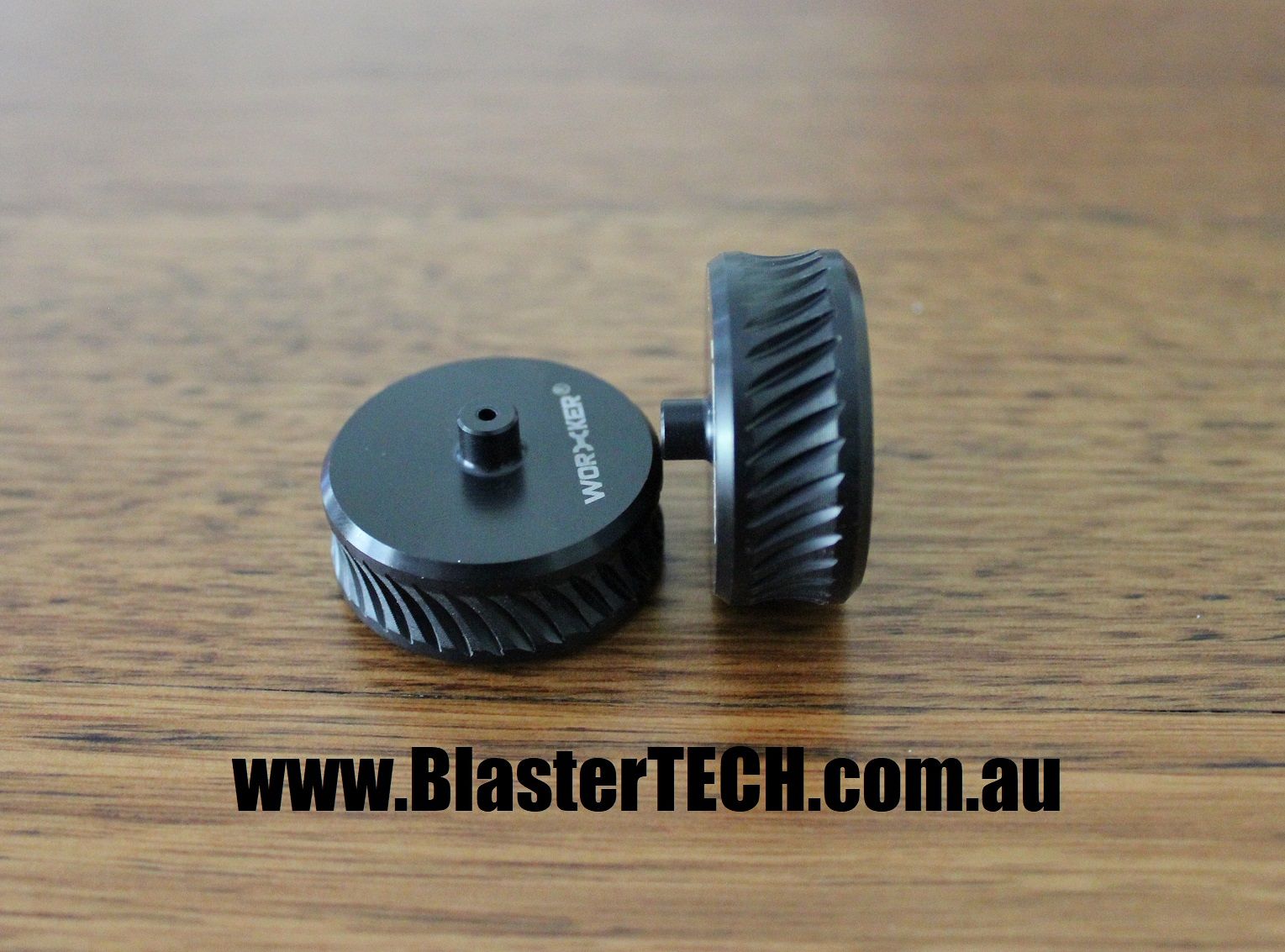 Worker Black Angled Grooved Lightweight Flywheels
