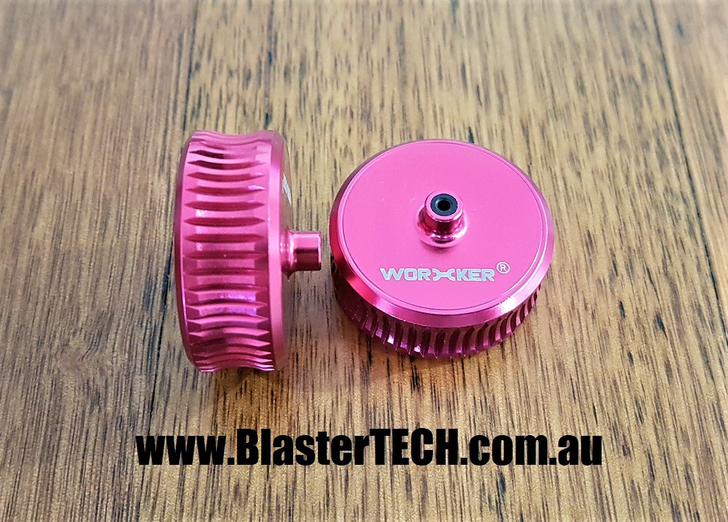 Worker Red Straight Grooved Metal Flywheels