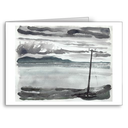 Telegraph and Skye - card