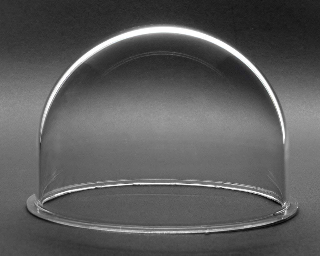 3.5" Clear Acrylic CCTV Dome