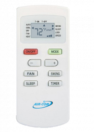 AirCon Mini Split Original Remote Control Blue 1 Series