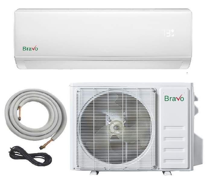 Bravo 17 SEER2 R32 Mini Split System- 24000 Btu BRV-R24W-230VI/BRV ...