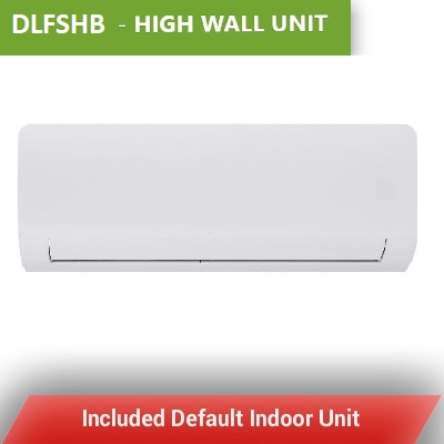 Midea 9000 BTU 220v Custom Mini Split Hyper Heat Pump AC up to 25.5 SEER - DLCSRBH09AAK