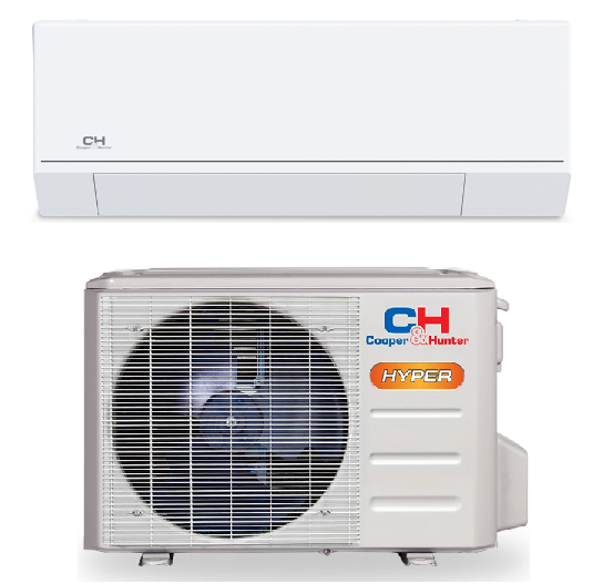 Cooper and Hunter 6000 Btu AC Mini Split Unit Hyper Heat Pump (-22°F ...