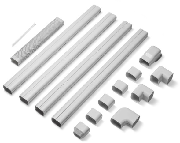 3'' PVC Line Cover for Mini Split Systems Extendable