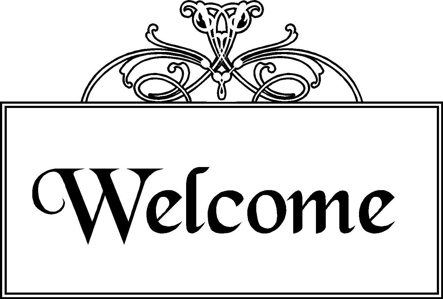 Store Welcome Sign Business Vinyl Decal Sticker Sign Window Door Glass