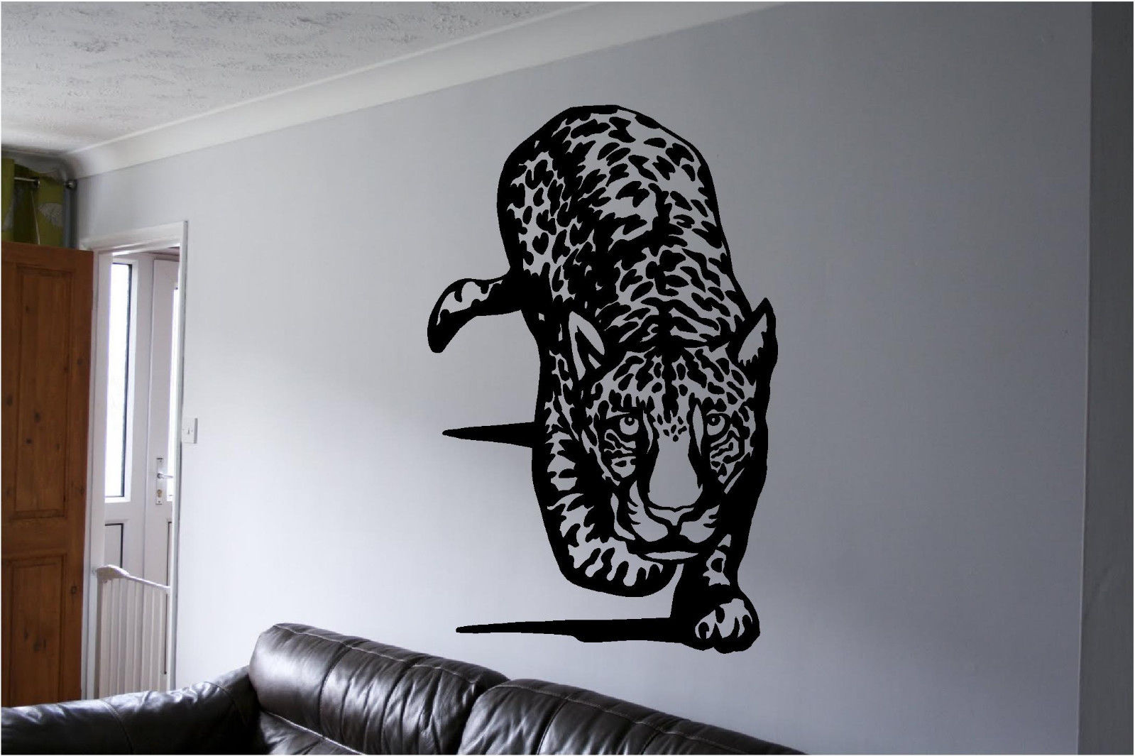 Cheetah Wall Sticker Wall Art Decor Vinyl Decal Sticker Mural Huge!!