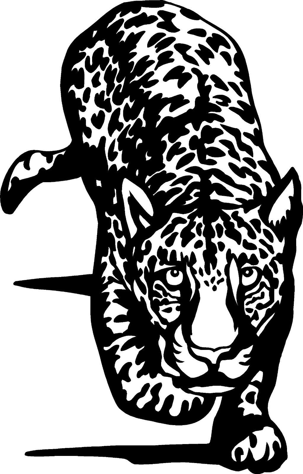 Cheetah Wall Sticker Wall Art Decor Vinyl Decal Sticker Mural Huge!!