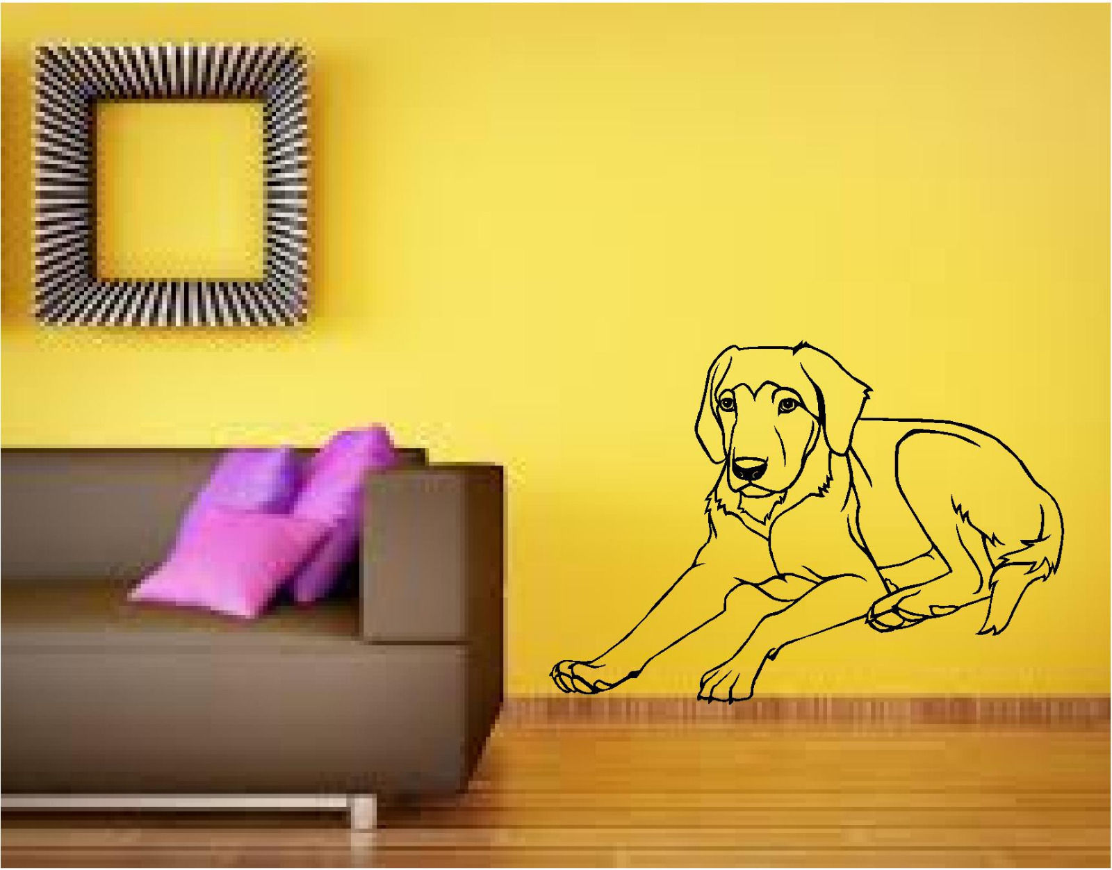 Labrador Retriever Breed Dog Wall Sticker Wall Art Decor Vinyl Decal Murals