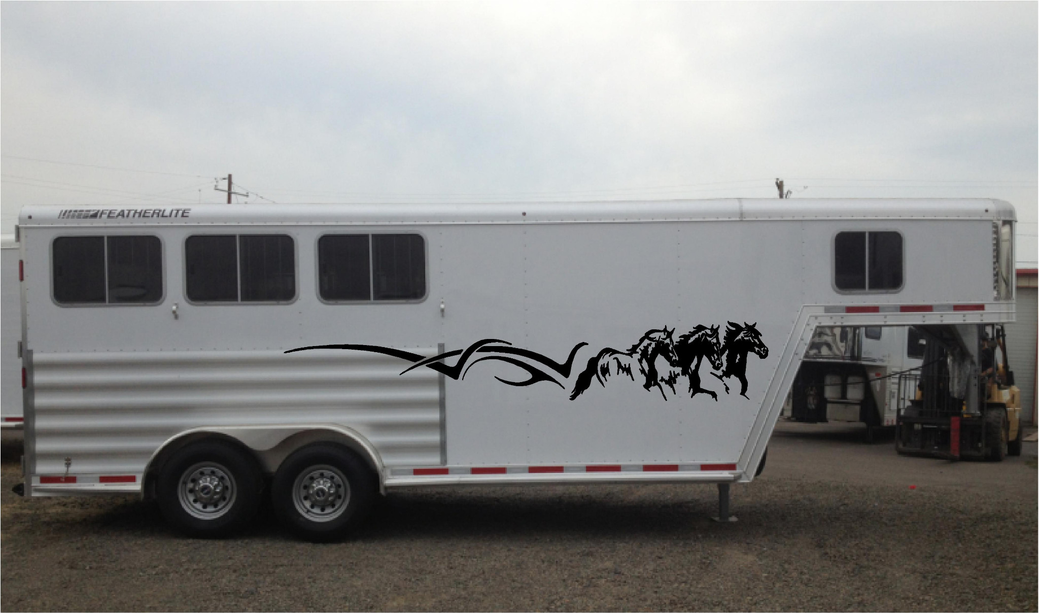 Running Horses Border & Stripe 10x70 set of 2